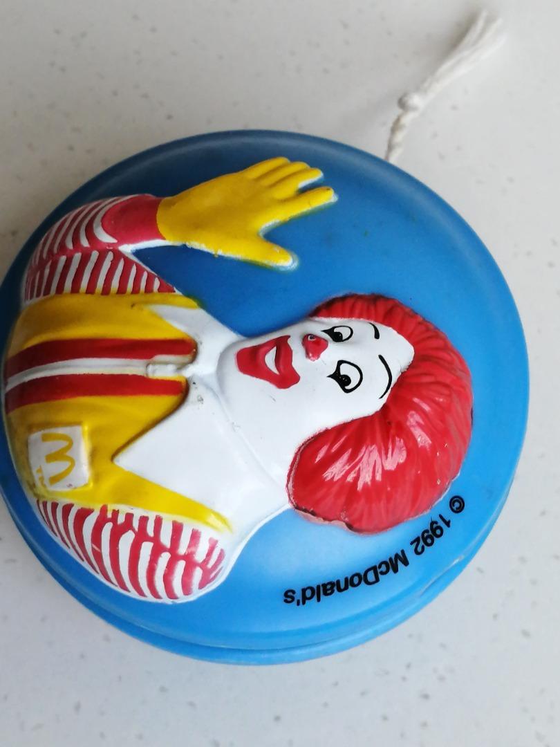 1992 Old Ronald McDonald Yo-Yo. McDonaldland McDonald’s Happy Meal Toys ...