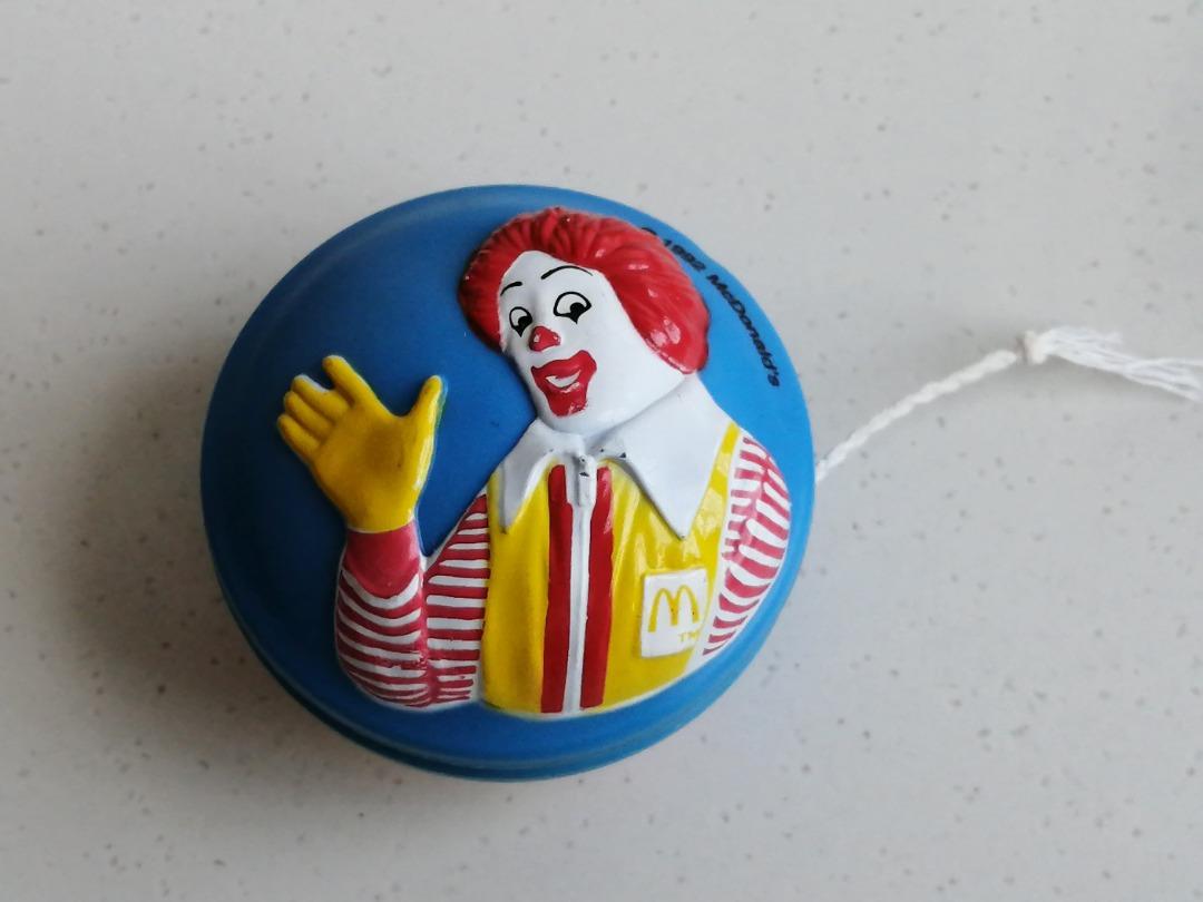 1992 Old Ronald McDonald Yo-Yo. McDonaldland McDonald’s Happy Meal Toys ...