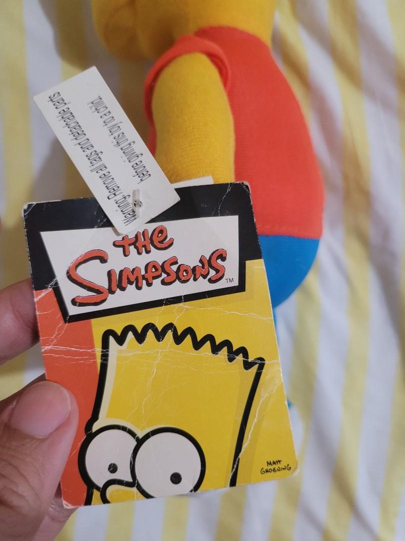 2006 20th Century Fox The Simpsons Bart Simpson 15" Plush Stuffed Doll ...
