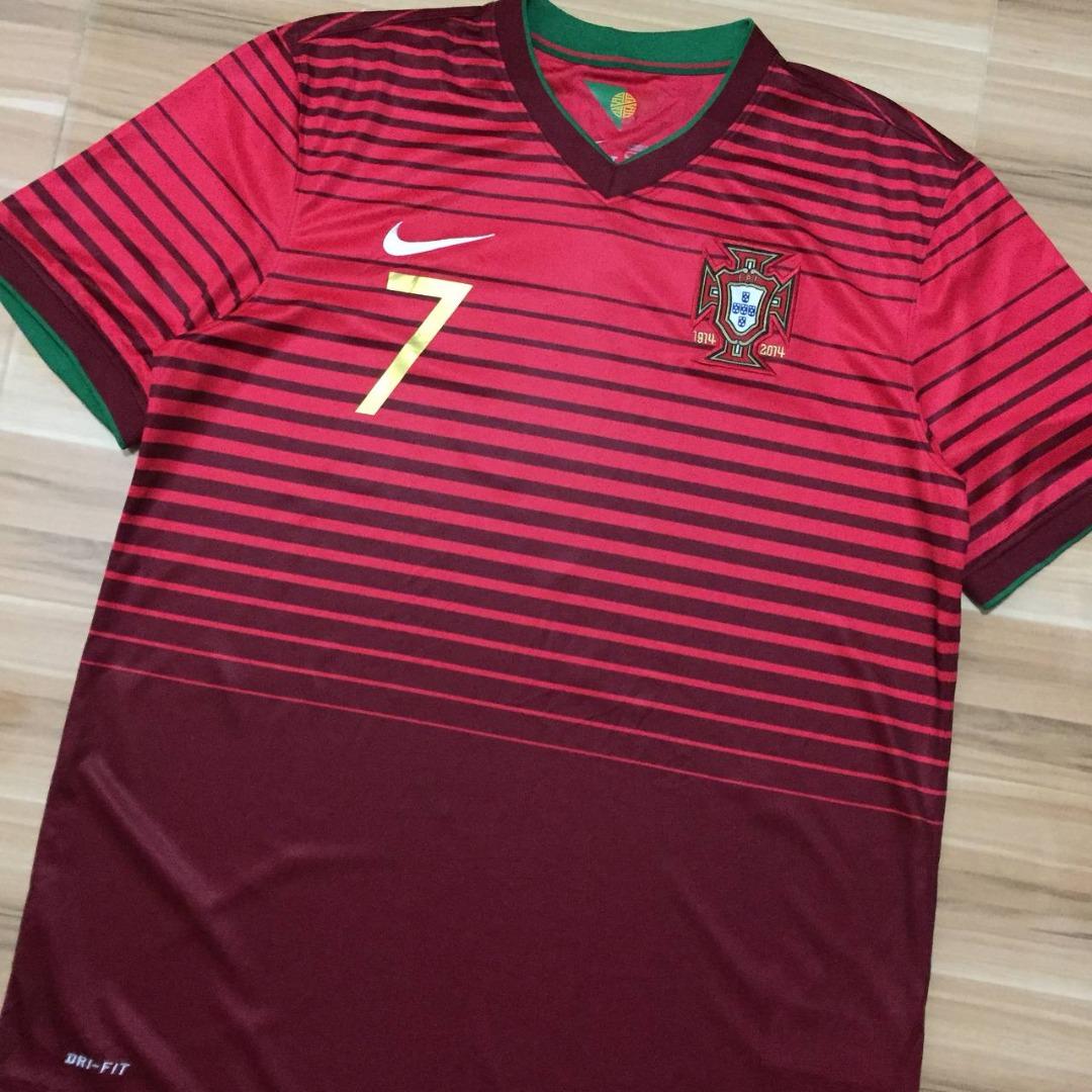 2014 CRISTIANO RONALDO PORTUGAL WORLD CUP HOME KIT, Men's Fashion, Tops ...