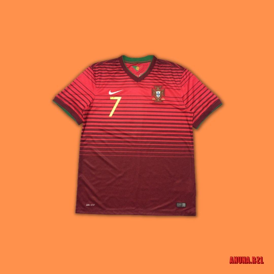 2014 CRISTIANO RONALDO PORTUGAL WORLD CUP HOME KIT, Men's Fashion, Tops ...