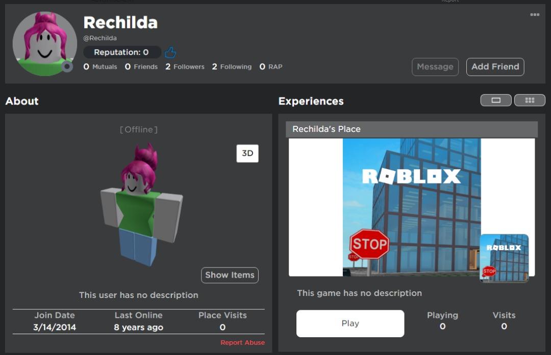 2014 ROBLOX ACCOUNT FOR SALE (CLEAN ACCOUNT), Video Gaming, Video Games ...