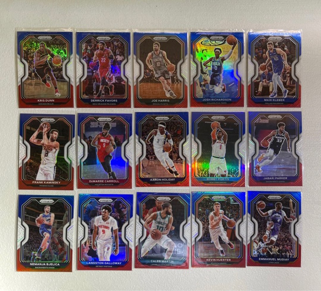 2020-21 NBA Cards Prizm RWB (Red White Blue) Part 1, Hobbies & Toys ...