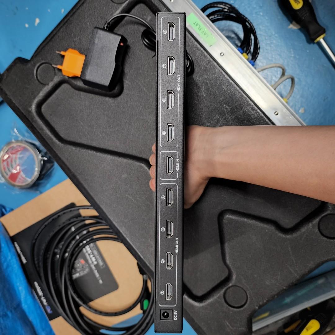 Free Delivery - 8 Port HDMI SPLITTER, Computers & Tech, Parts ...