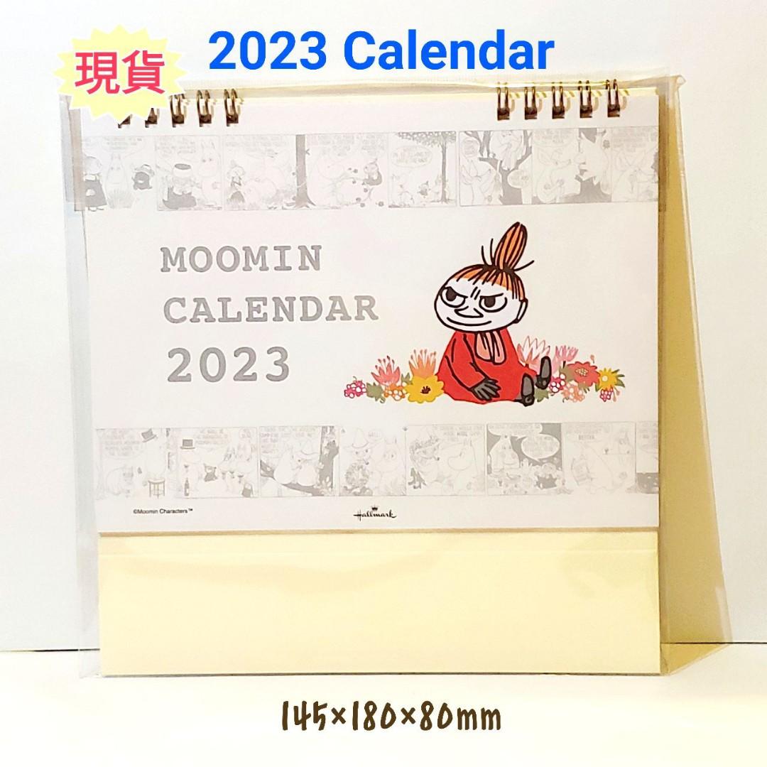 (現貨)[日版] 2023 Calendar 月曆 - 姆明 阿美 史力奇 moomin moomins, 興趣及遊戲, 書本 & 文具, 雜誌及其他 - Carousell