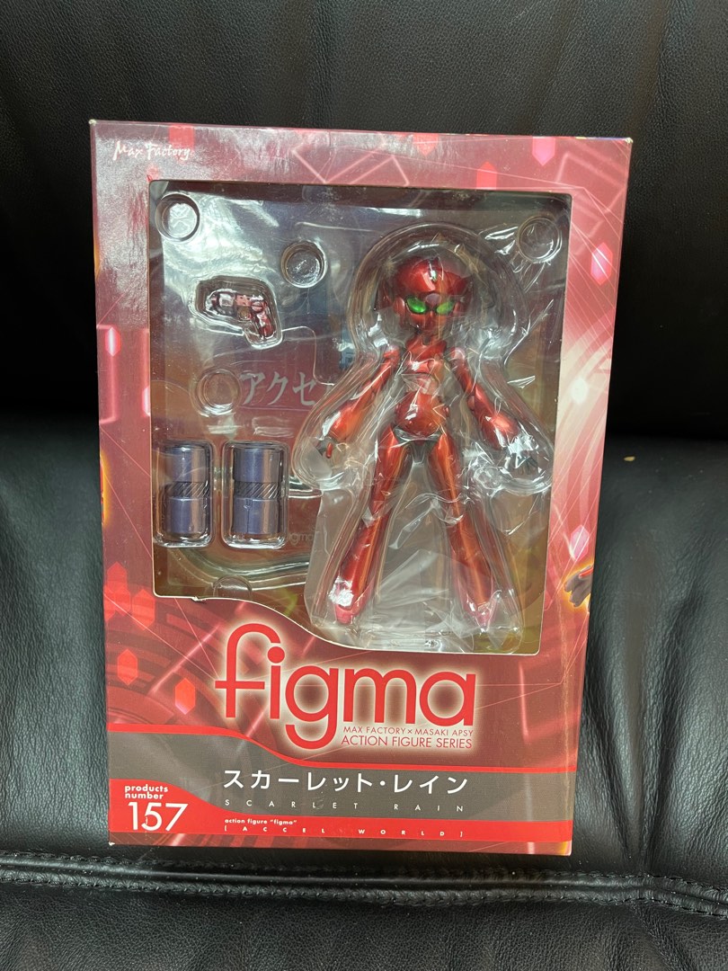 全新 未開 絕版 Figma 157 Accel World 加速世界 紅之王 Scarlet Rain, 興趣及遊戲, 玩具 & 遊戲類 ...