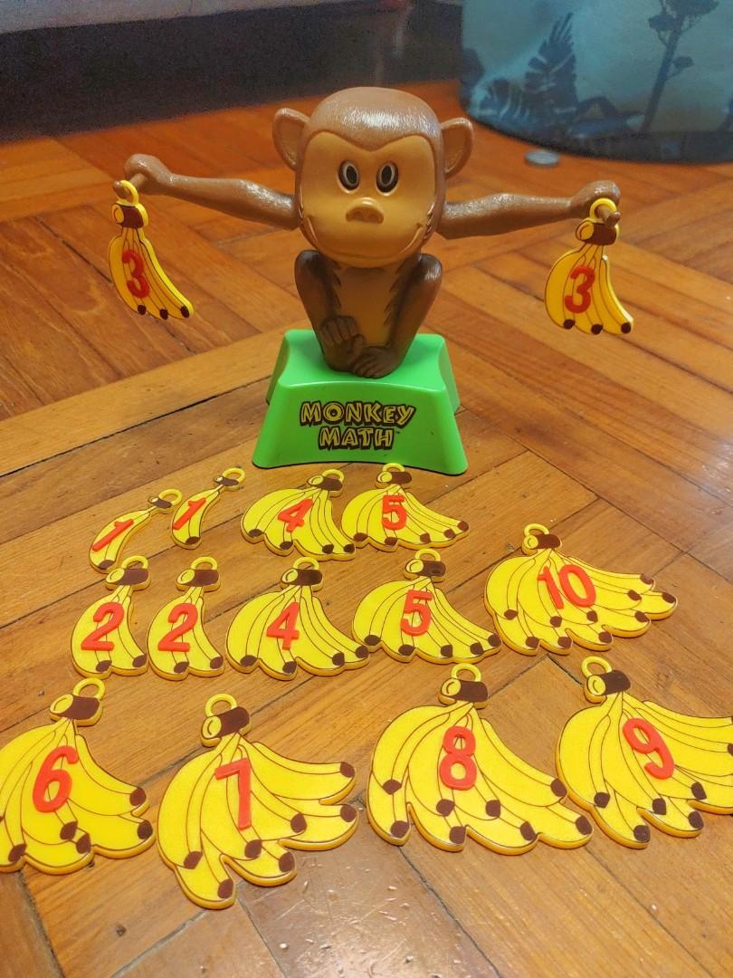 二手 Monkey Math Balance Scale 猴子數學平衡遊戲, 興趣及遊戲, 玩具 & 遊戲類 - Carousell