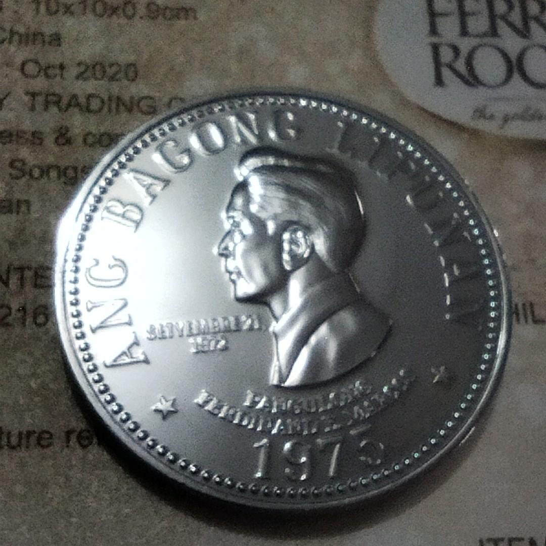 1975 5 peso FM Franklin mint ABL series BUcondition w/capsule, Hobbies ...
