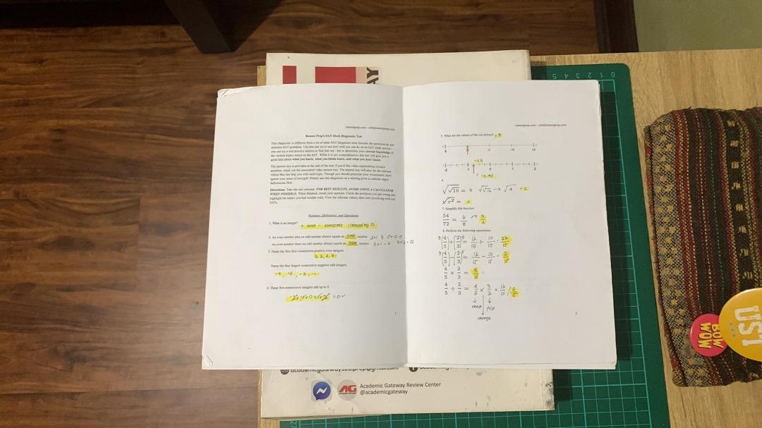 Academic Gateway Practice Test Series (CETs Reviewer), Hobbies & Toys ...