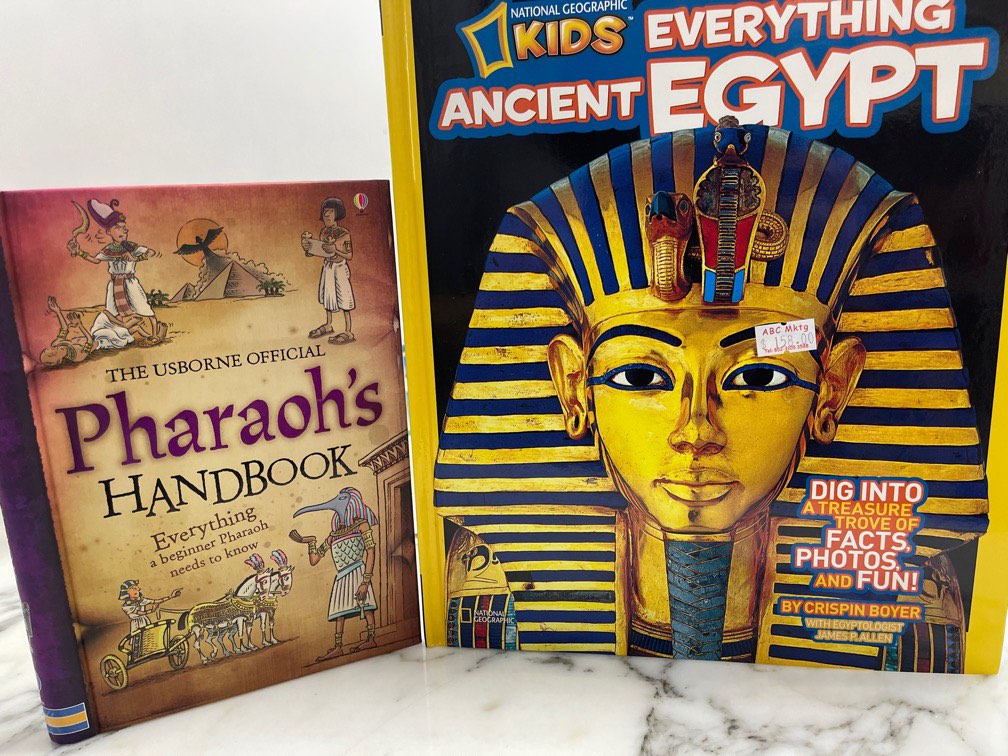 Ancient Egypt & pharaohs handbook, 興趣及遊戲, 書本 & 文具, 小朋友書 - Carousell