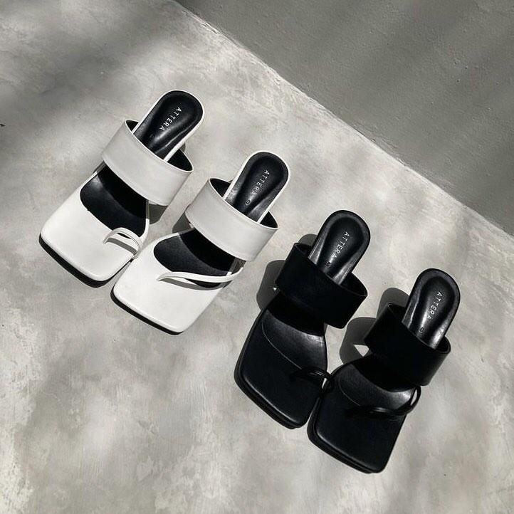 ATTERA SABI HEELS IN BLACK NOT ZARA MANGO FAYT NAKEDSOL POSU, Fesyen ...