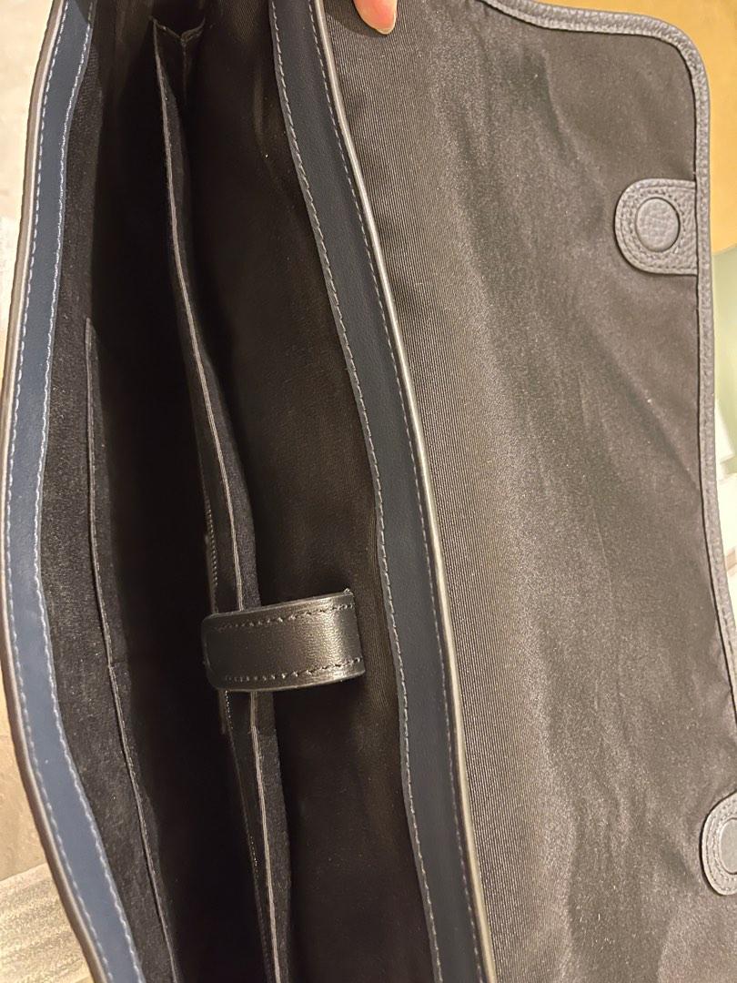Authentic Coach C9875 briefcase laptop bag navy, Luxury, Bags & Wallets ...