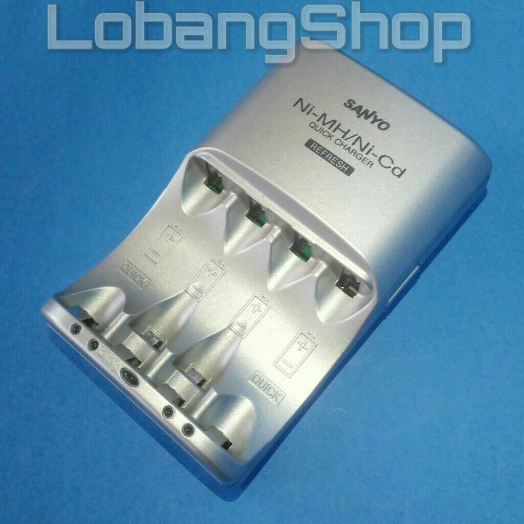 Authentic SANYO MQR03RN Refresh Smart Quick Charger for AA and AAA Rechargeable Battery ...