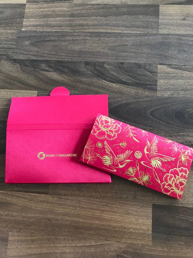 Bank of Singapore - Red Packet/Ang Pao/ Angbao, Hobbies & Toys ...