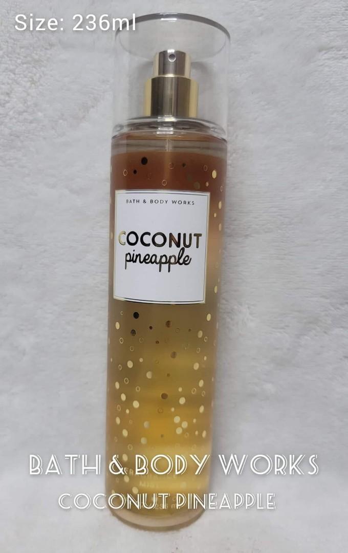 Bath & Body works Coconut Pineapple Mist, Beauty & Personal Care ...