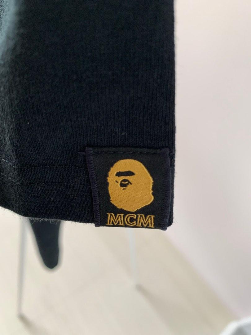 Bathing Ape x MCM Camo Ape Head Tee Black Limited Edition, Men's Fashion, Tops & Sets, Tshirts ...