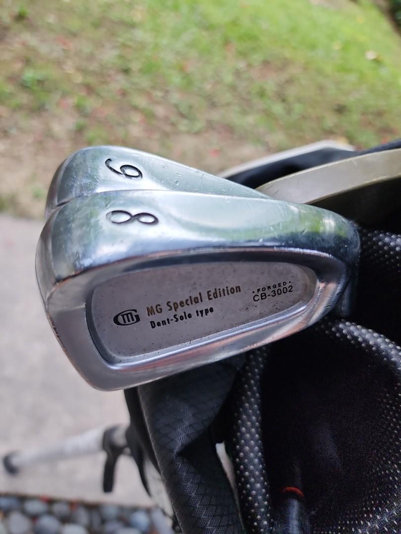 Beautiful Japanese Golf Irons Set. MIURA Irons with BMW stand bag ...