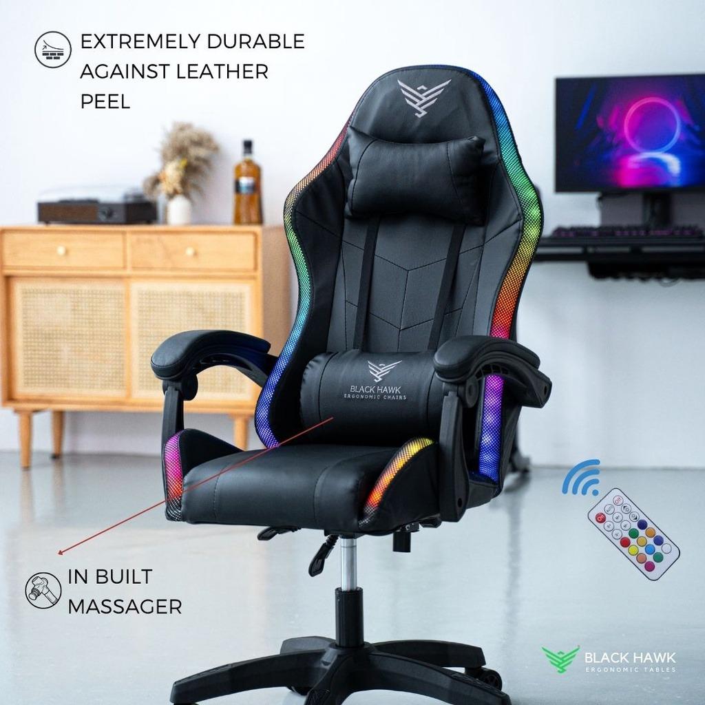 Black Hawk RGB Gaming Chair / Gaming Chair / Computer Chair (E-Sports ...