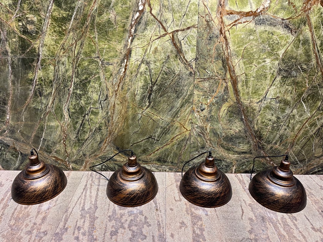 Bronze lamp shade - $15/pc, Furniture & Home Living, Lighting & Fans ...