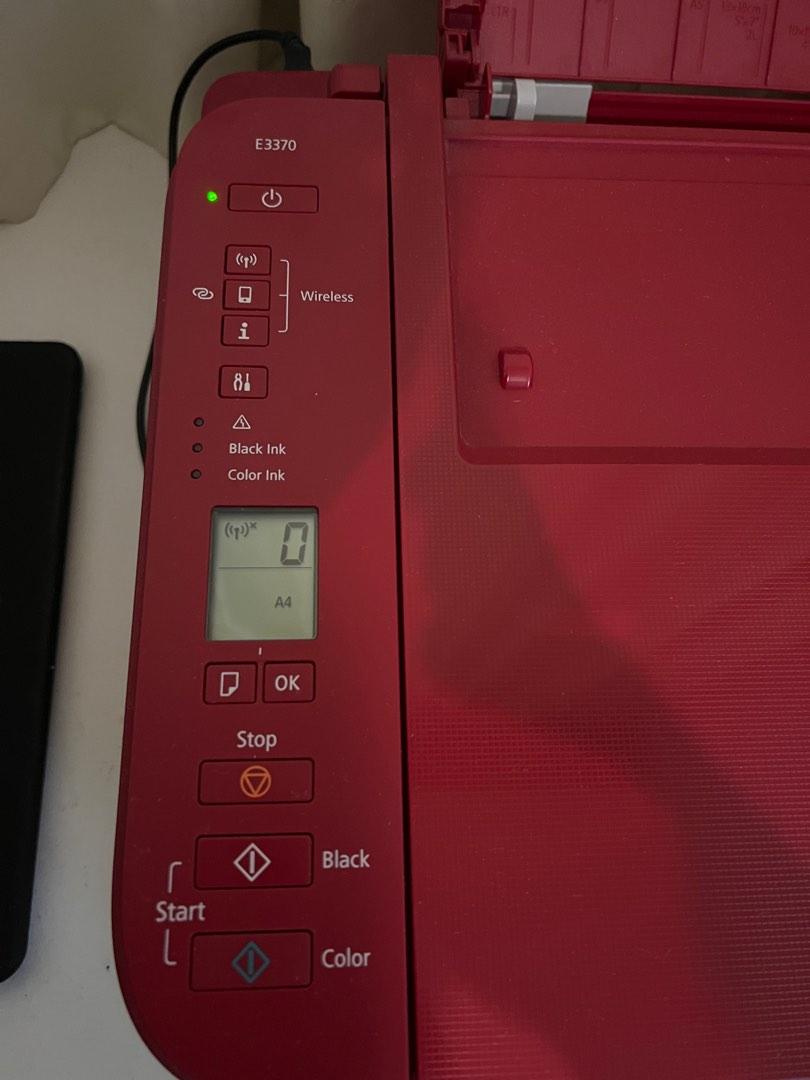 Canon PIXMA E3370 Printer, Computers & Tech, Printers, Scanners ...
