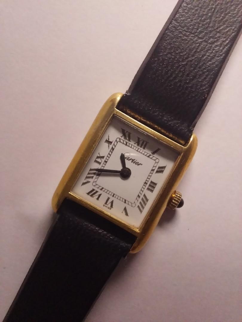 Cartier Tank 70's, Women's Fashion, Watches & Accessories, Watches on ...