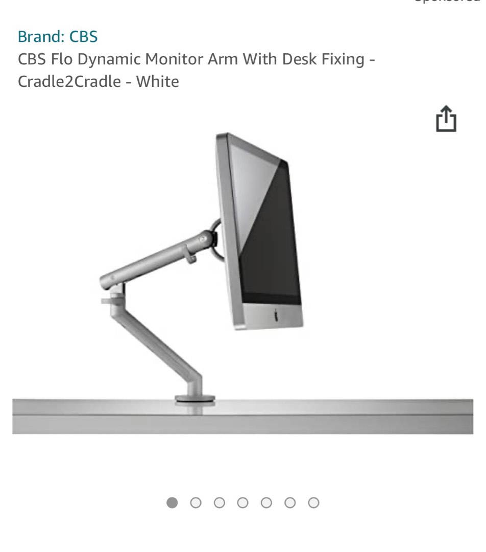 CBS Flo Dynamic Monitor Arm, Computers & Tech, Parts & Accessories ...