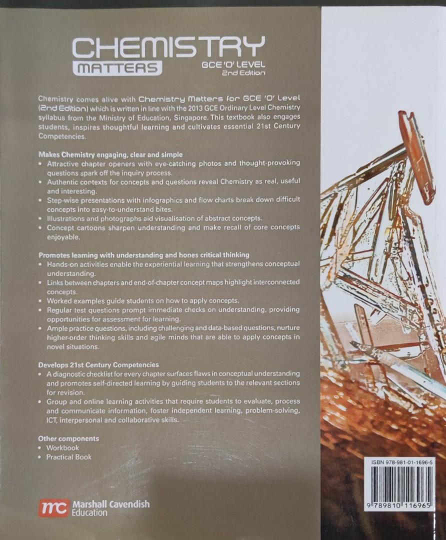 Chemistry Matters GCE 'O' Level 2nd Edition, Hobbies & Toys, Books ...