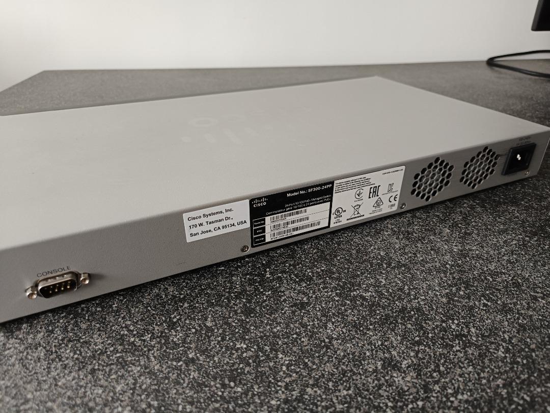 Cisco SF300-24PP 24-Port 10/100 PoE+ Managed Switch, Computers & Tech, Office & Business ...