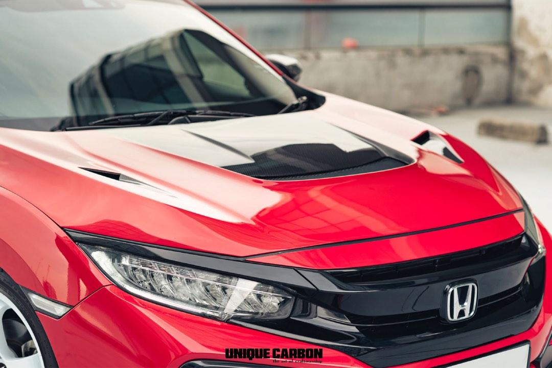 Civic FC VARIS design carbon bonnet, Car Accessories, Accessories on ...