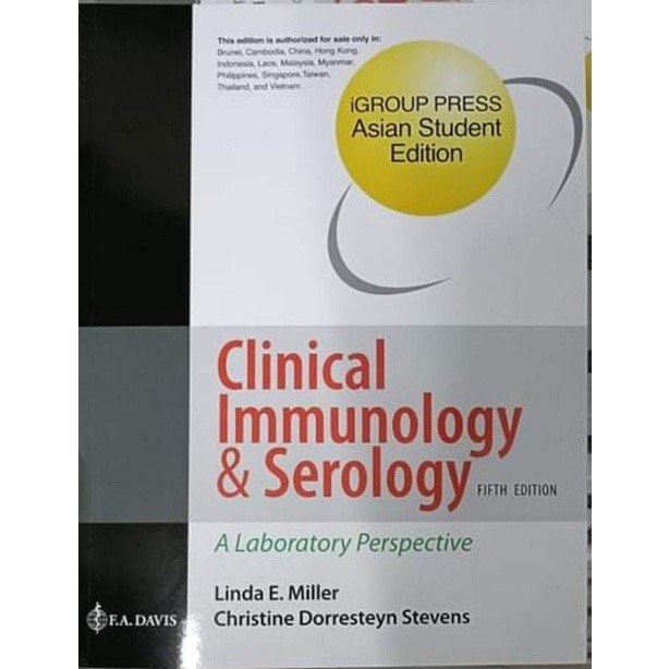 Clinical Immunology and Serology by Stevens 5th Edition, Hobbies & Toys, Books & Magazines ...