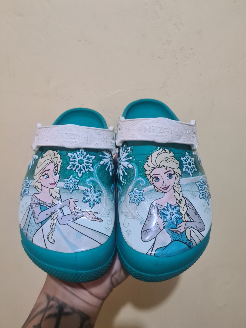 CROCS DISNEY FROZEN ELSA LIGHTS CLOGS, Babies & Kids, Babies & Kids ...