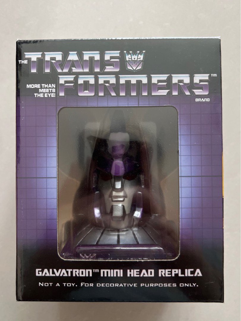 Diamond Select Toys Transformers G1 Galvatron Mini Head Replica bust ...