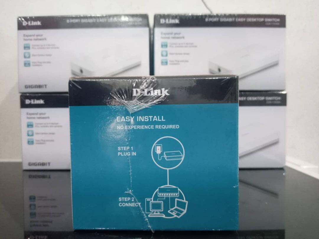 D-LINK DGS-1008A 8-Port Gigabit Easy Desktop Switchd, Computers & Tech, Parts & Accessories ...