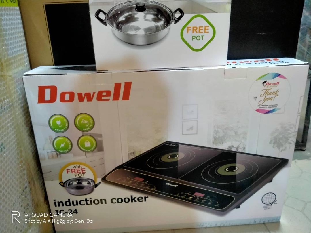 Double Hob Burner Cooktop Induction Cooker (IC-24 DOWELL), TV & Home ...
