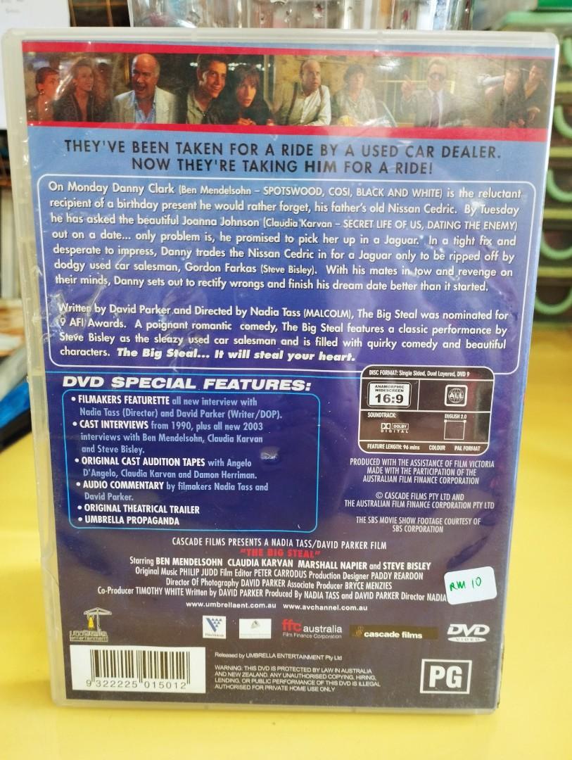 (DVD) The Big Steal, Hobbies & Toys, Music & Media, CDs & DVDs on Carousell