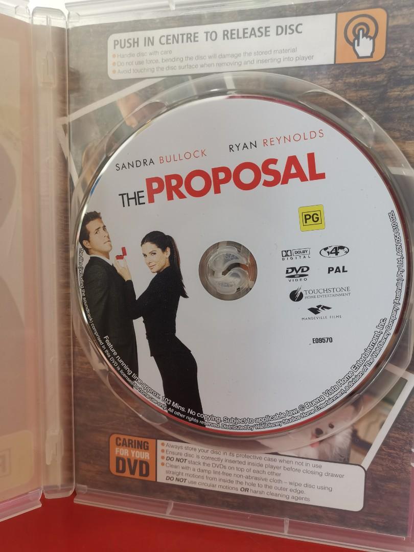 (DVD) THE PROPOSAL Sandra Bullock Ryan Reynolds, Hobbies & Toys, Music ...