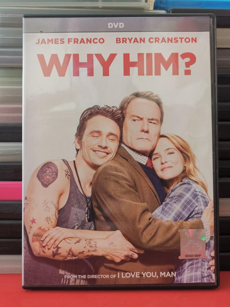 (DVD) WHY HIM? James Franco Bryan Cranston, Hobbies & Toys, Music ...