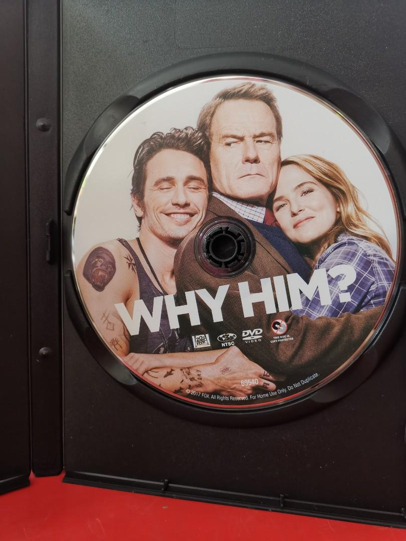 (DVD) WHY HIM? James Franco Bryan Cranston, Hobbies & Toys, Music ...