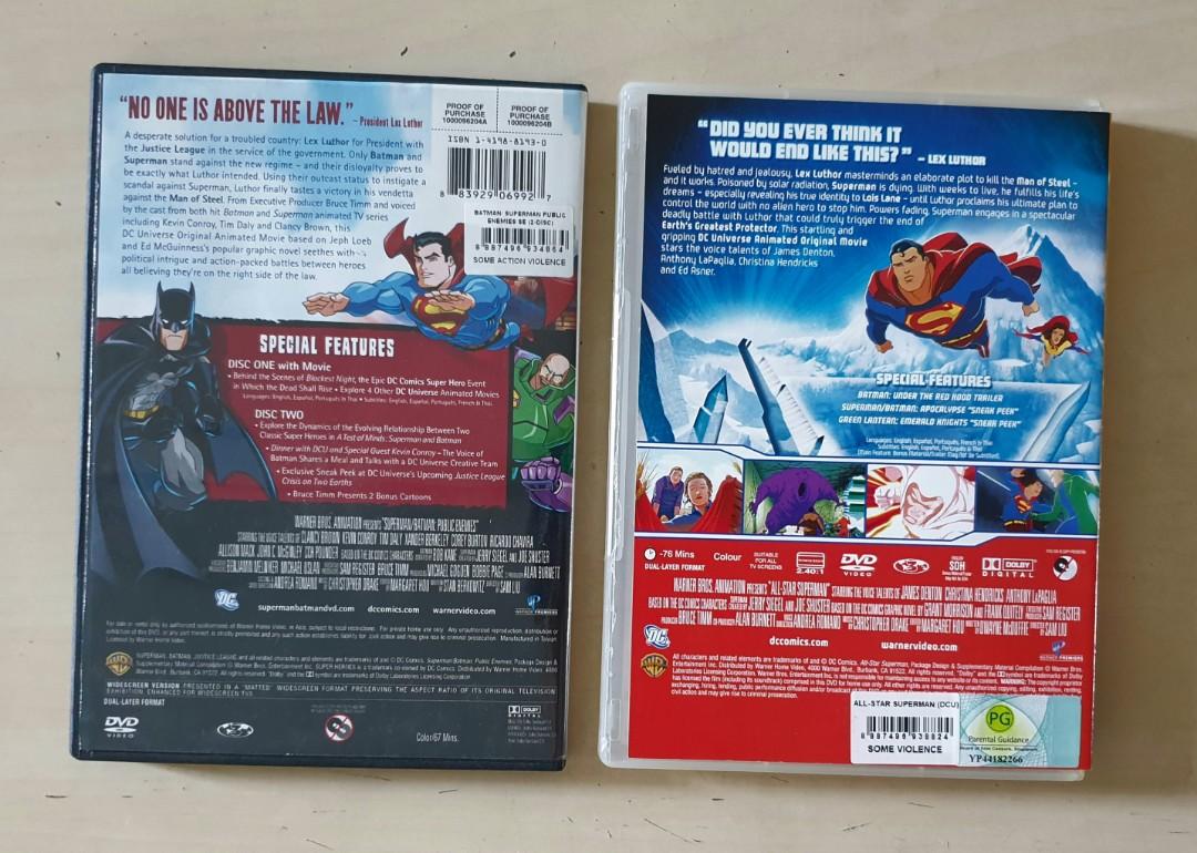 DVD, Wonder Woman,Batman,Gotham Knight,Superman,Batman,Green Lantern ...
