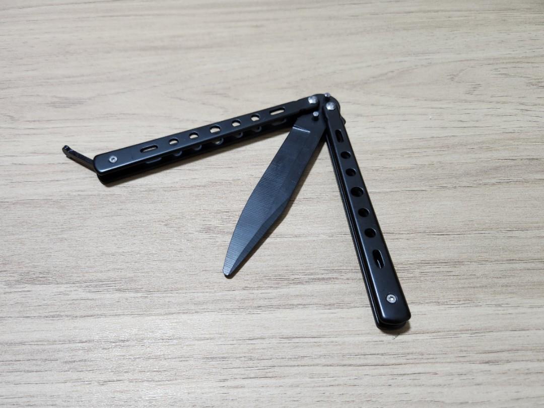 EDC Tactical Butterfly Knife Trainer Toy, Hobbies & Toys, Toys & Games ...