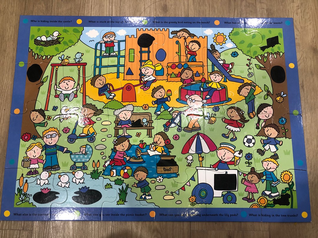 ELC Heat Sensitive Jigsaw Puzzle, Hobbies & Toys, Toys & Games on Carousell