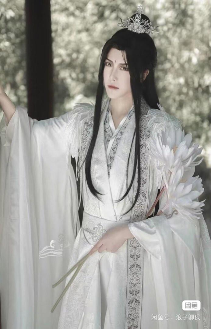 White Chinese male ancient cosplay set Er ha chu wan ning, Hobbies ...