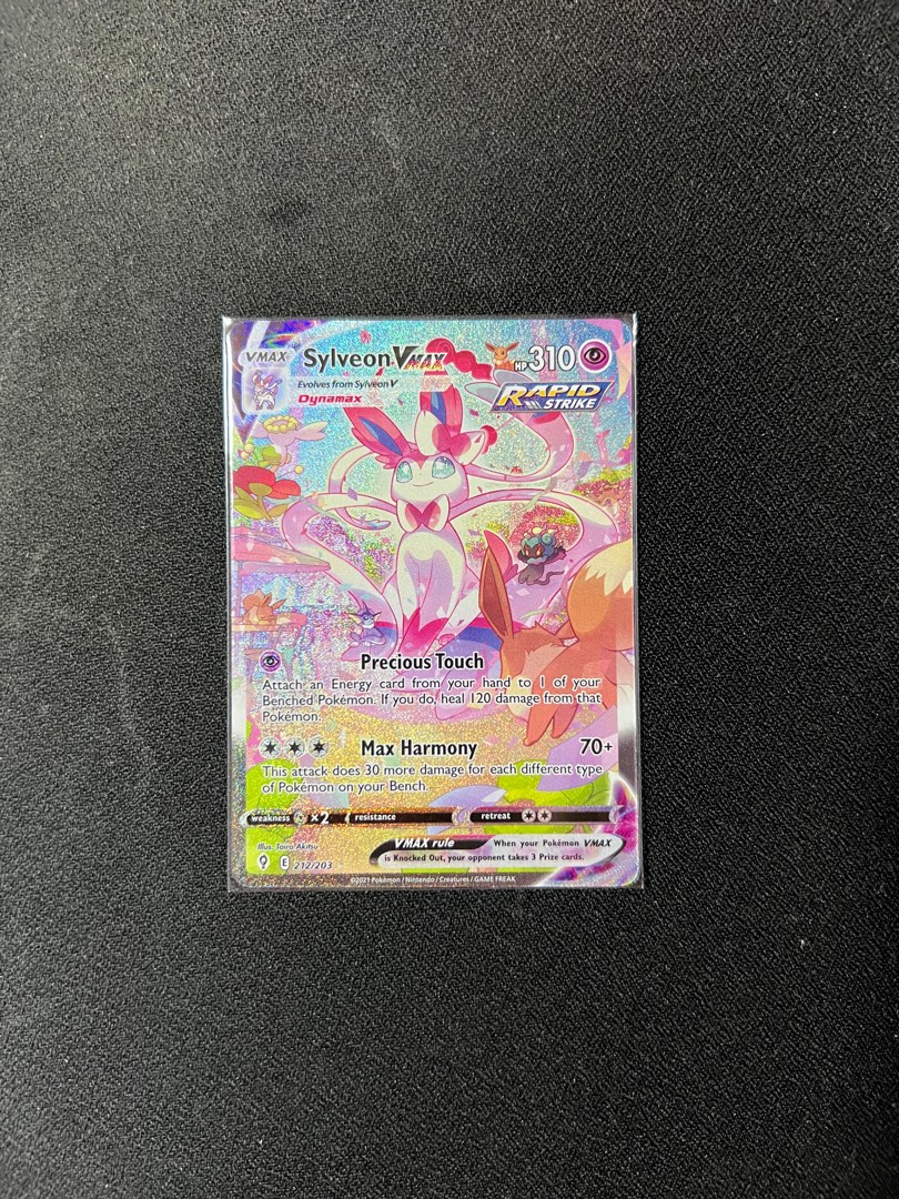 Evolving Skies Sylveon VMAX Alternate Art - Pokemon TCG ES VMAX AA ...