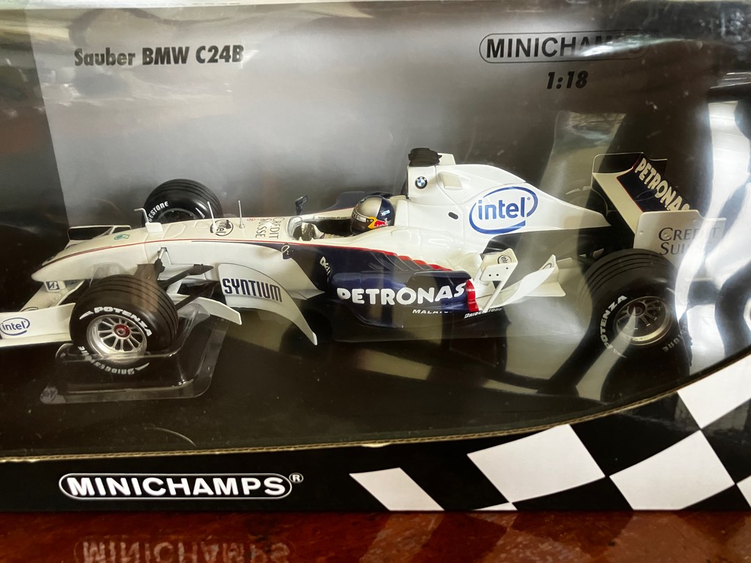 F1 1/18 Minichamps Sebastian Vettel BMW Sauber 2006, Hobbies & Toys ...