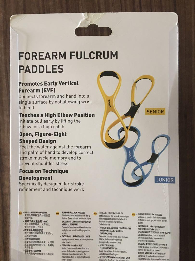 Finis Forearm Fulcrum Paddles, Sports Equipment, Sports & Games, Water ...