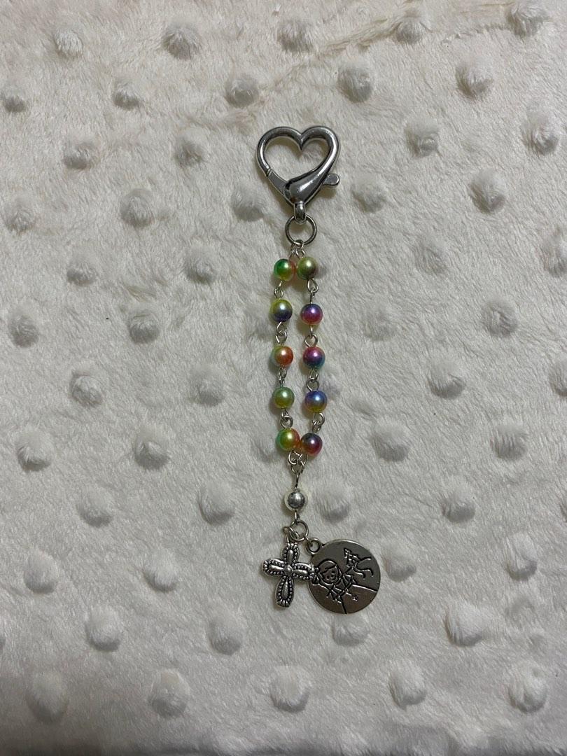 Customised First Holy Communion Rosary Keychain, Hobbies & Toys ...