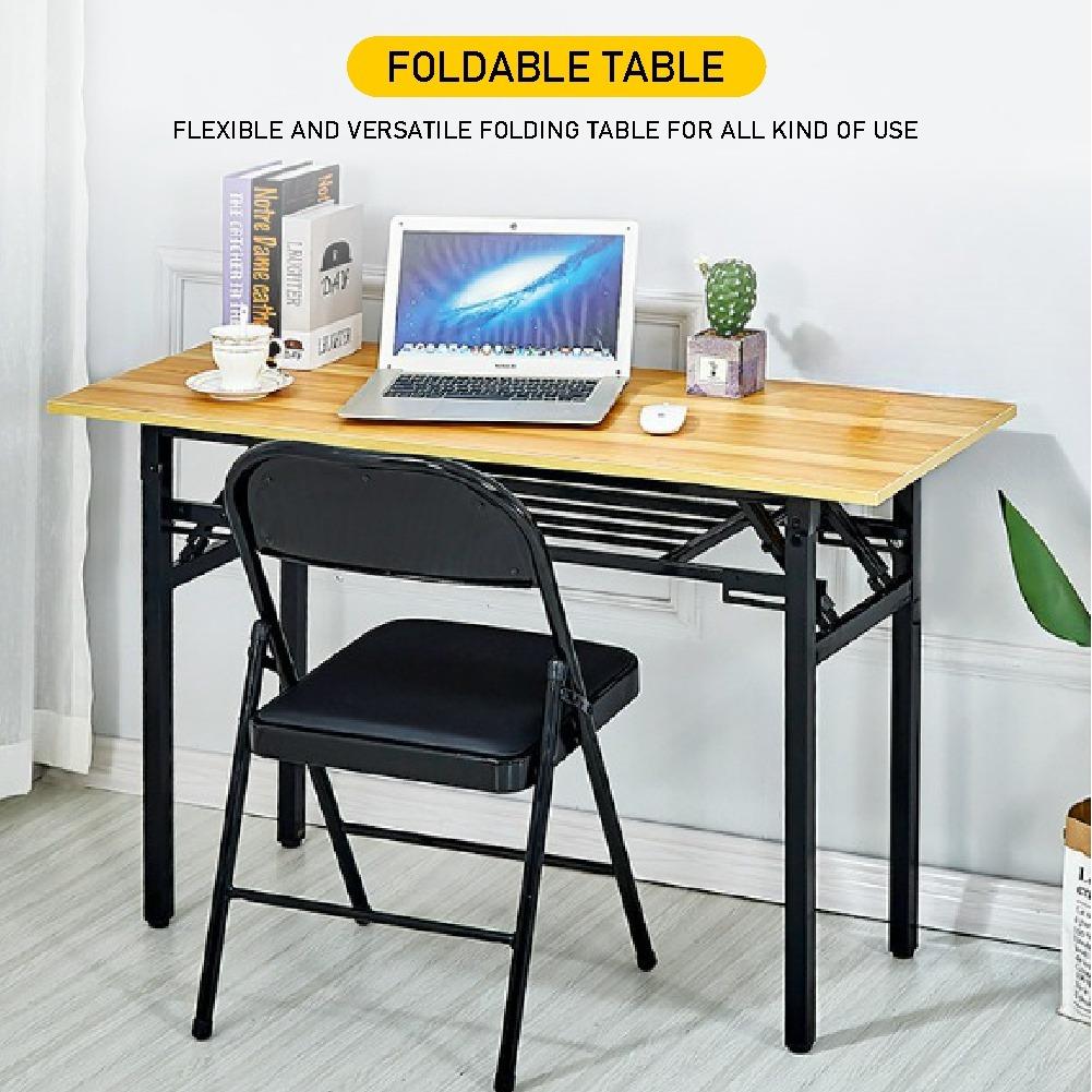 Foldable Table Computer Table Study Tables long desk dining table training table BWZ1448 ...