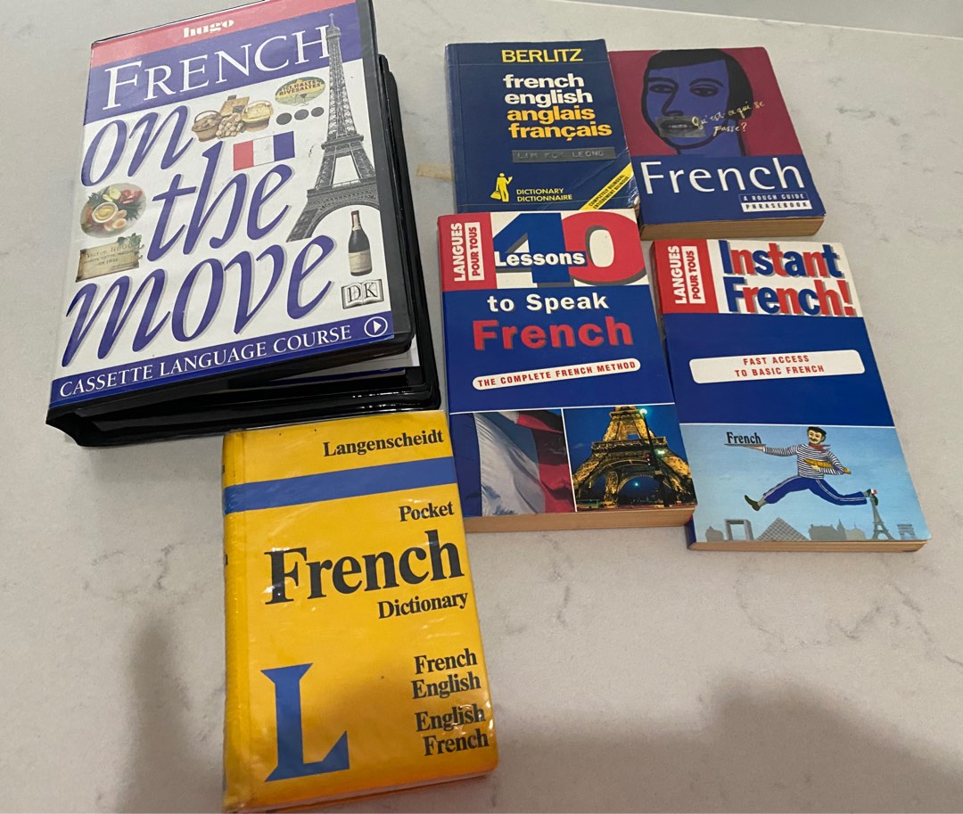 French guidebooks and dictionaries, Hobbies & Toys, Books & Magazines ...