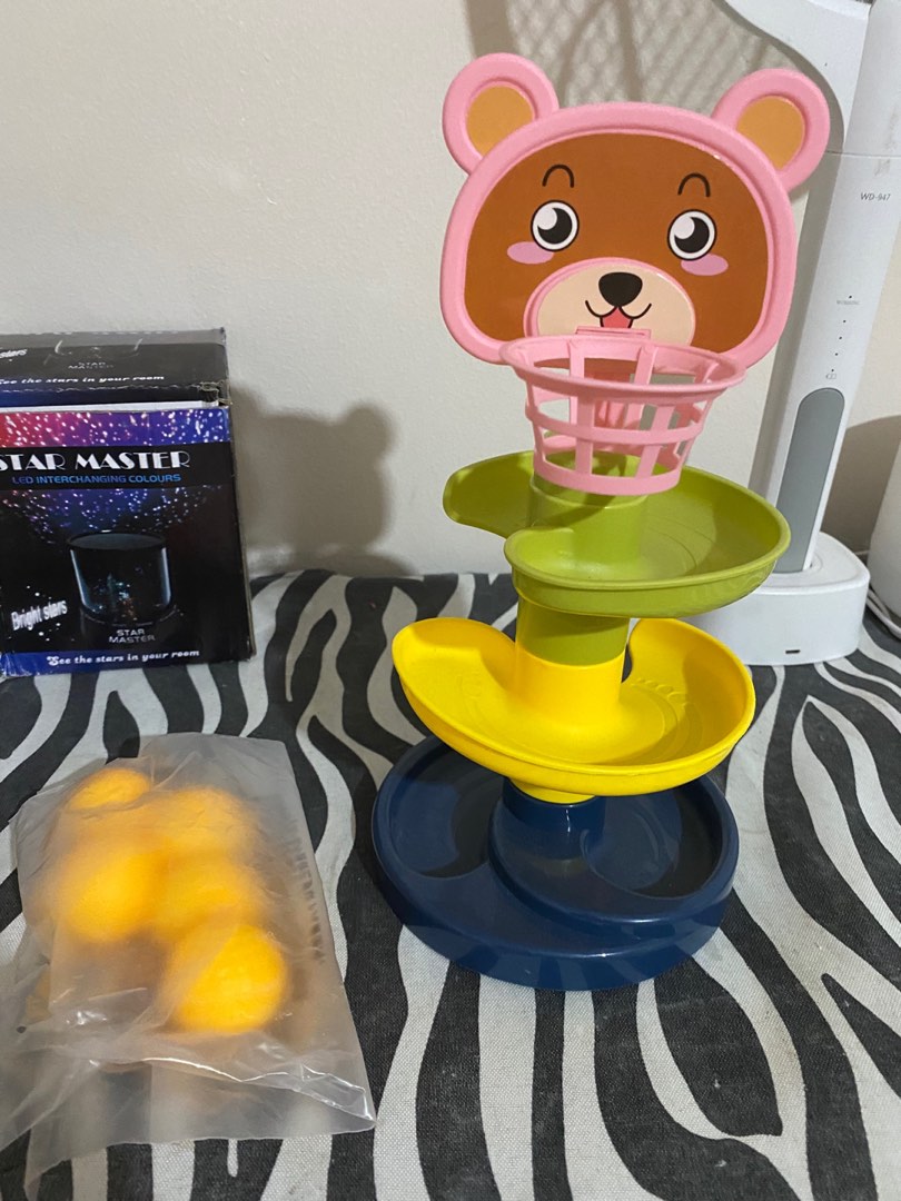 Fun Track Slide Ball 3 layer Rolling Slide Ball Puzzle Rolling Baby ...