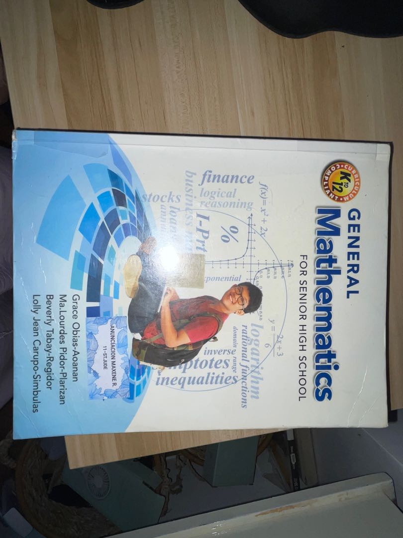 General Mathematics book, Hobbies & Toys, Books & Magazines, Textbooks ...